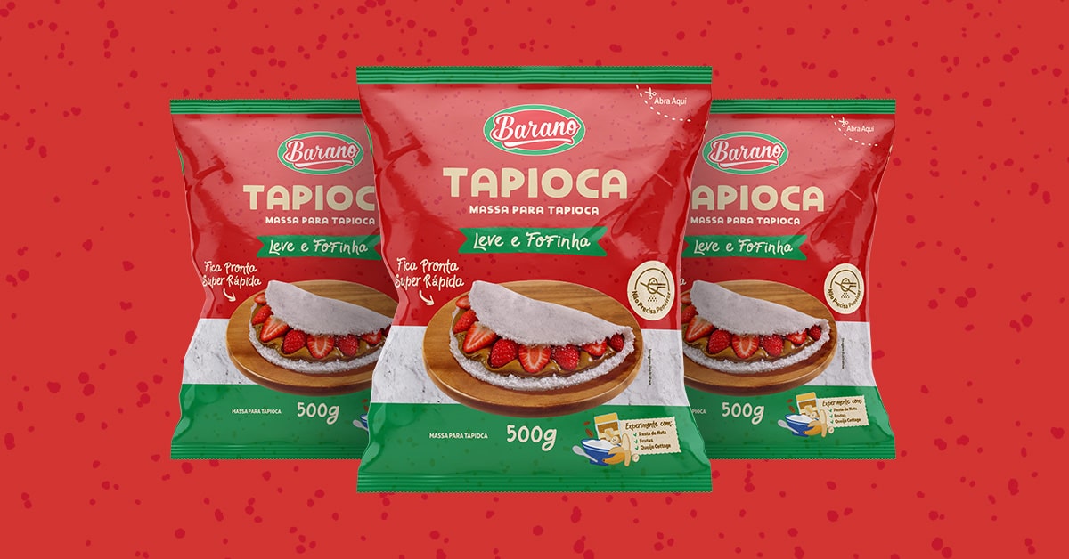 Tapioca Barano 500g - Barano Alimentos